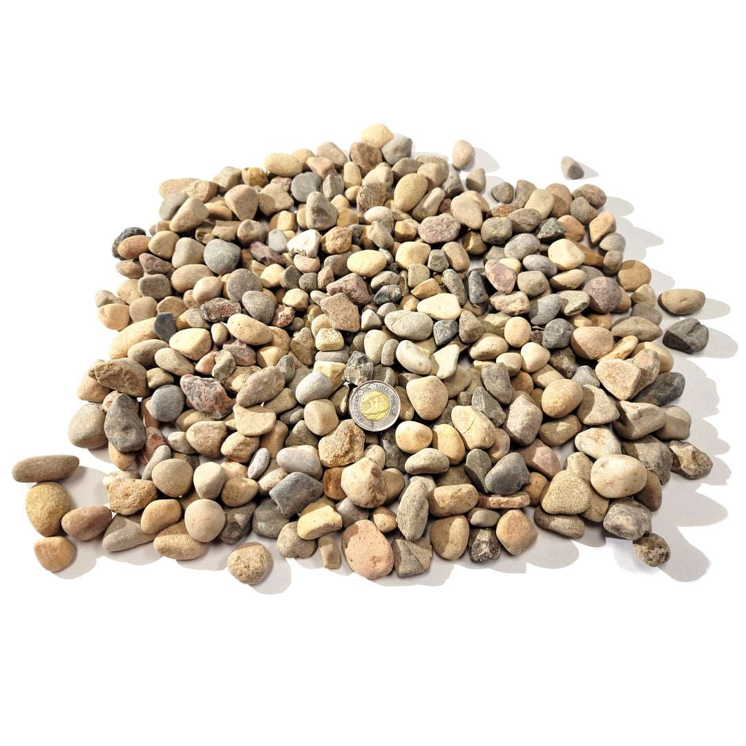 20mm Washed Round Rock Bulk Bag – Natural Stone - Shop Now!