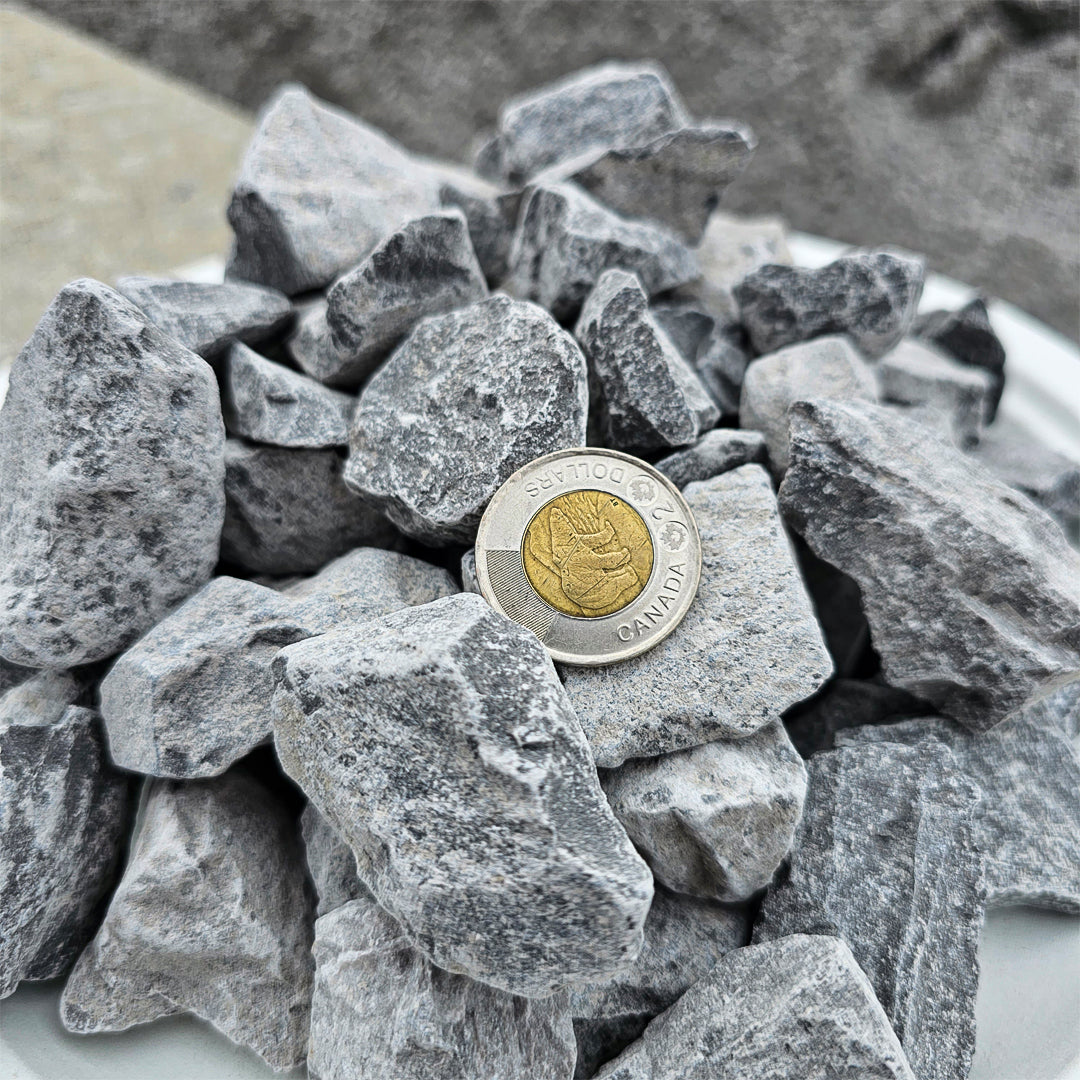 40mm Limestone Rock Bulk Bag Calgary | Drainage Stone – TMH Industries ...