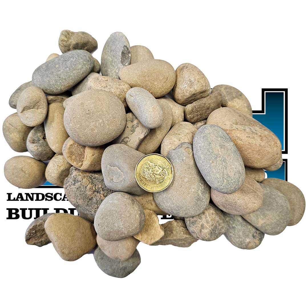 Bulk 40mm Washed Round Rock for Landscaping Projects – TMH Industries
