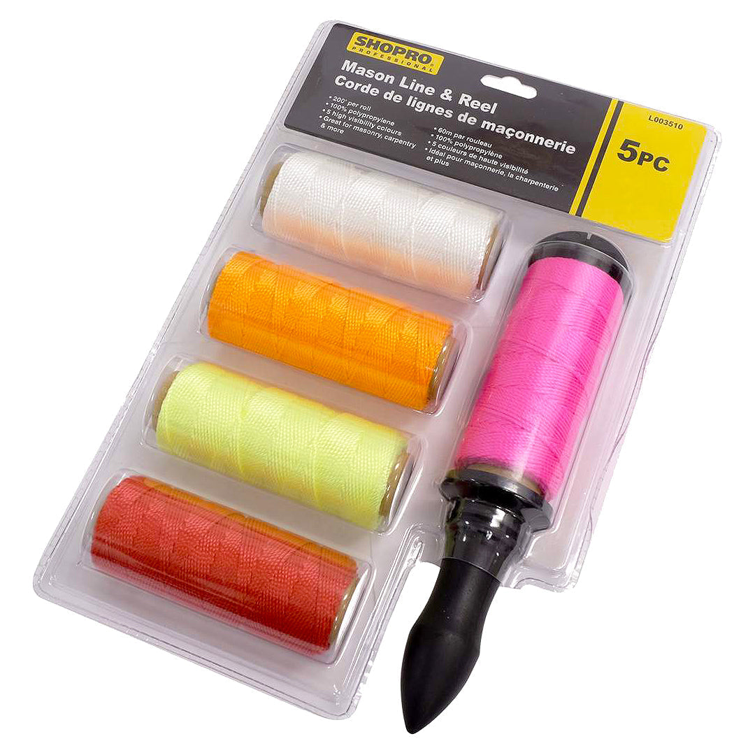 Quality 5 PC #Mason Lines and Reel | Masonry Essentials – TMH ...