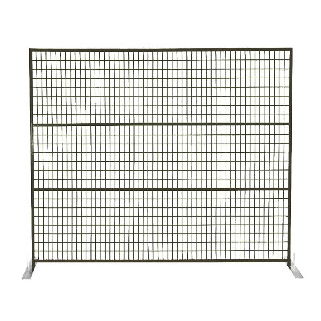 8Hx9’6L Extra-Height Temporary Fence Panel with Stand – TMH Industries ...