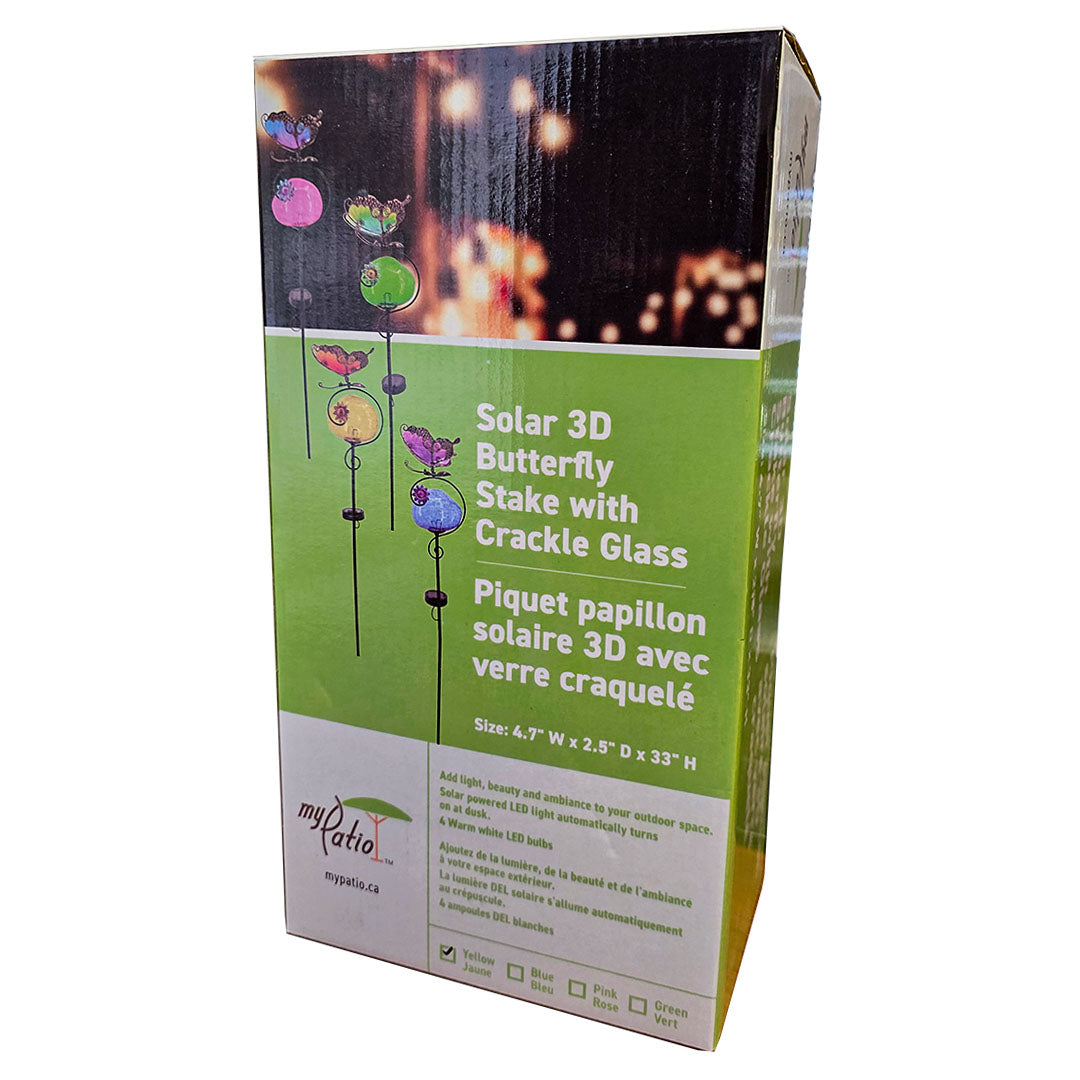 Solar 3D Butterfly Lights Up Your Garden | Order Now! – TMH Industries ...