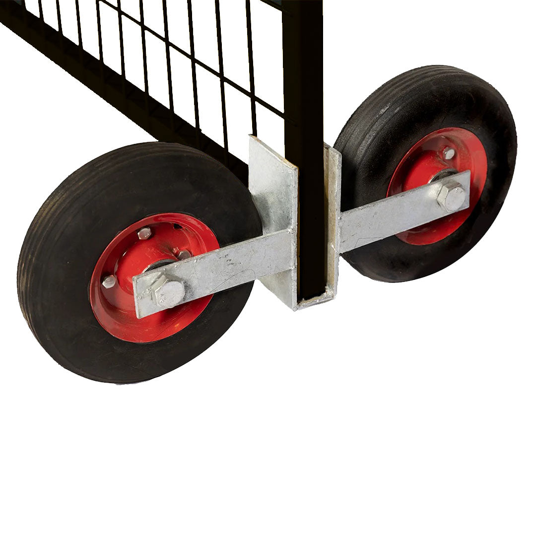 Rugged Fence Panels Wheels - Easy Access with Rubber Wheels – TMH ...